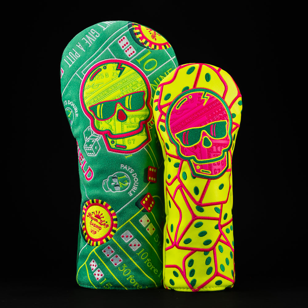 Craps Table Skull Cover Set; SWAG Golf – Swag Golf Co